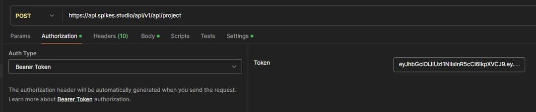 Spikes Studio API Authentication - Protocol API Reference